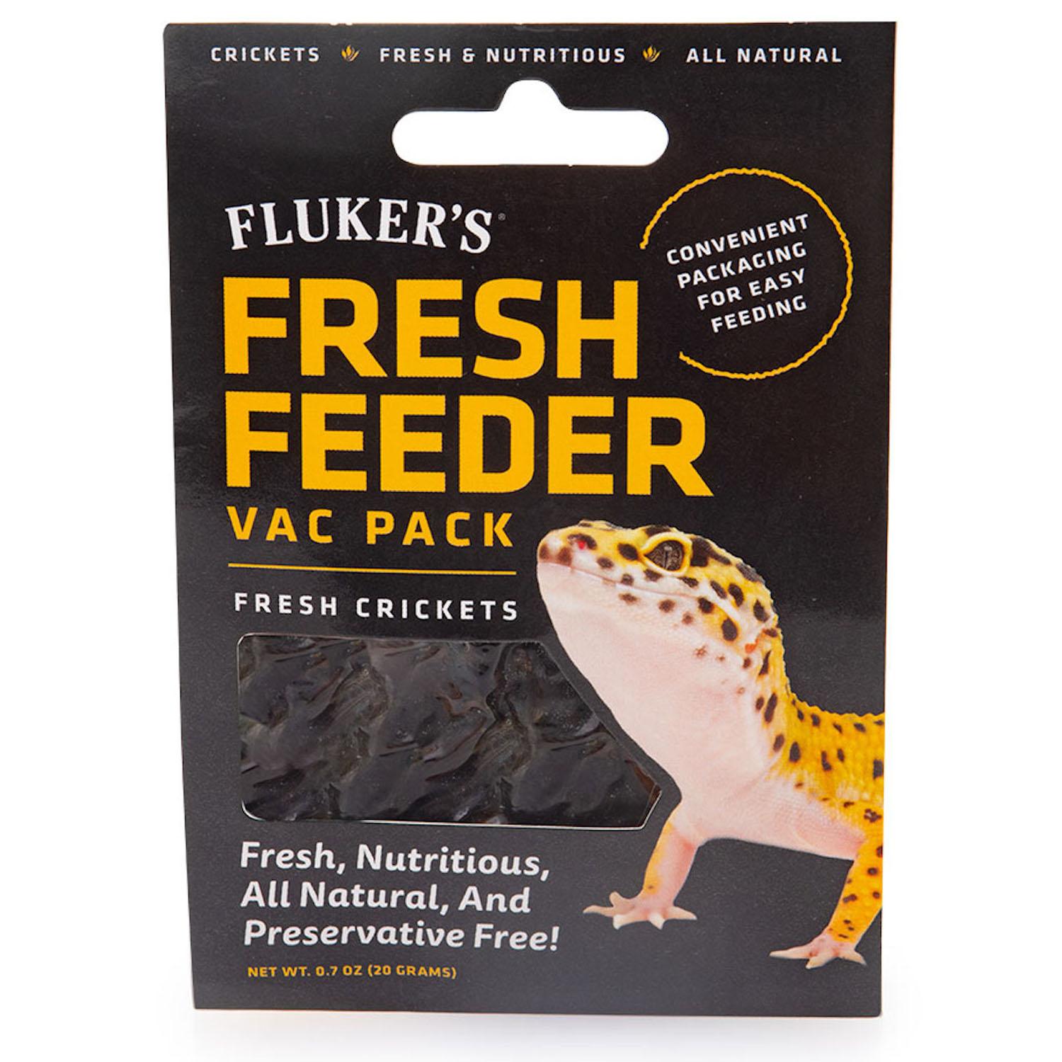 FLUKERS Fresh Feeder Vac Pac Reptile Food - Crickets – Auntie's Angels